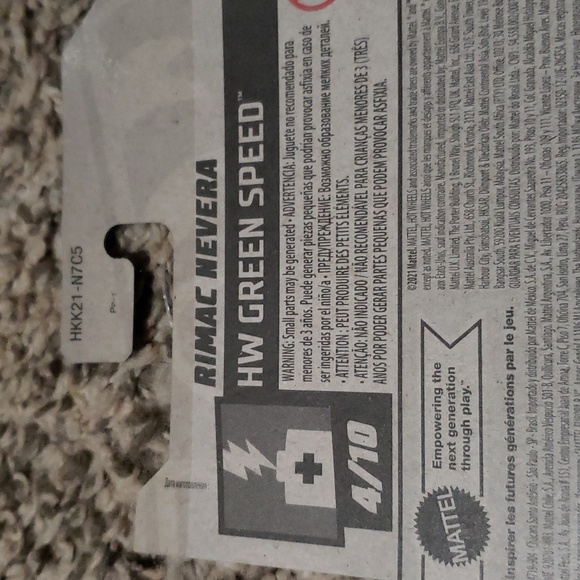 Hot Wheels | Toys | Hot Wheels Green Speed Rimac Nevera | Poshmark